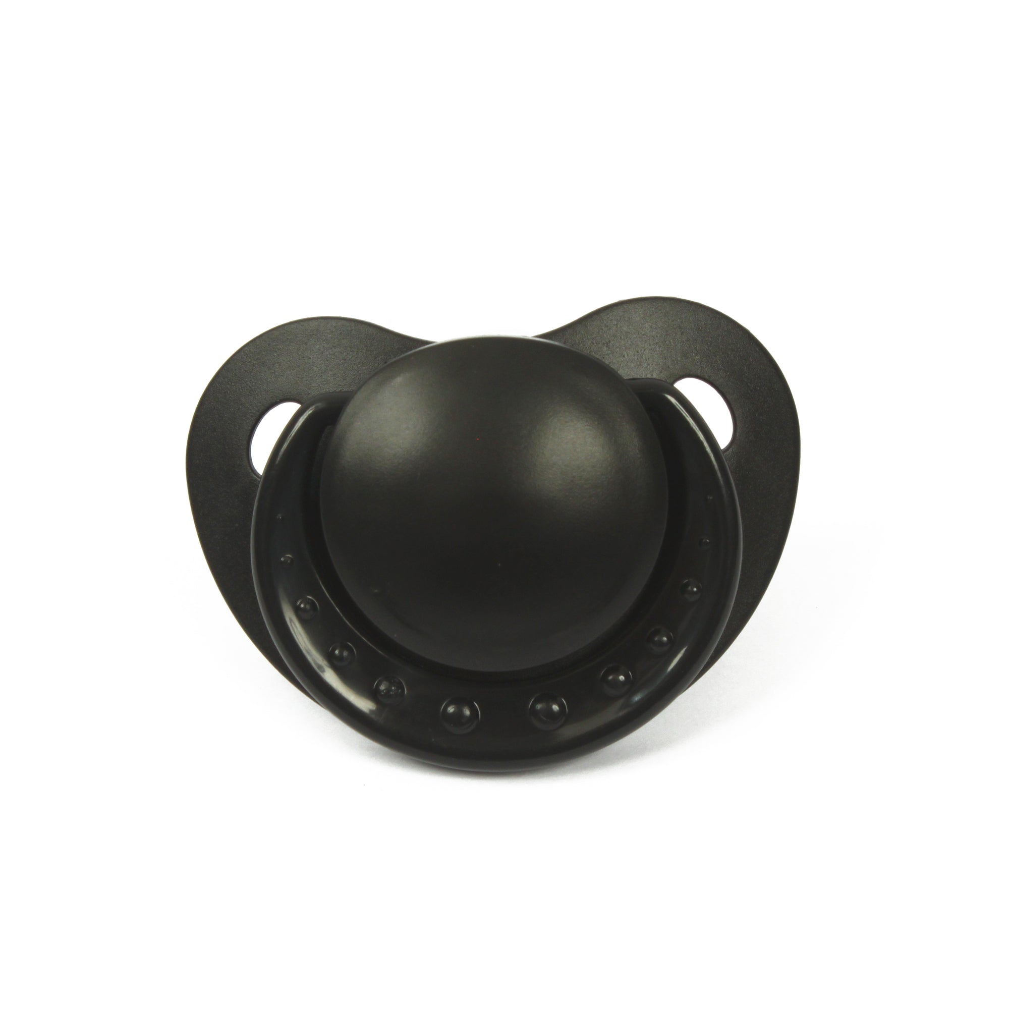 Small shield adult paci - black – DDLGland